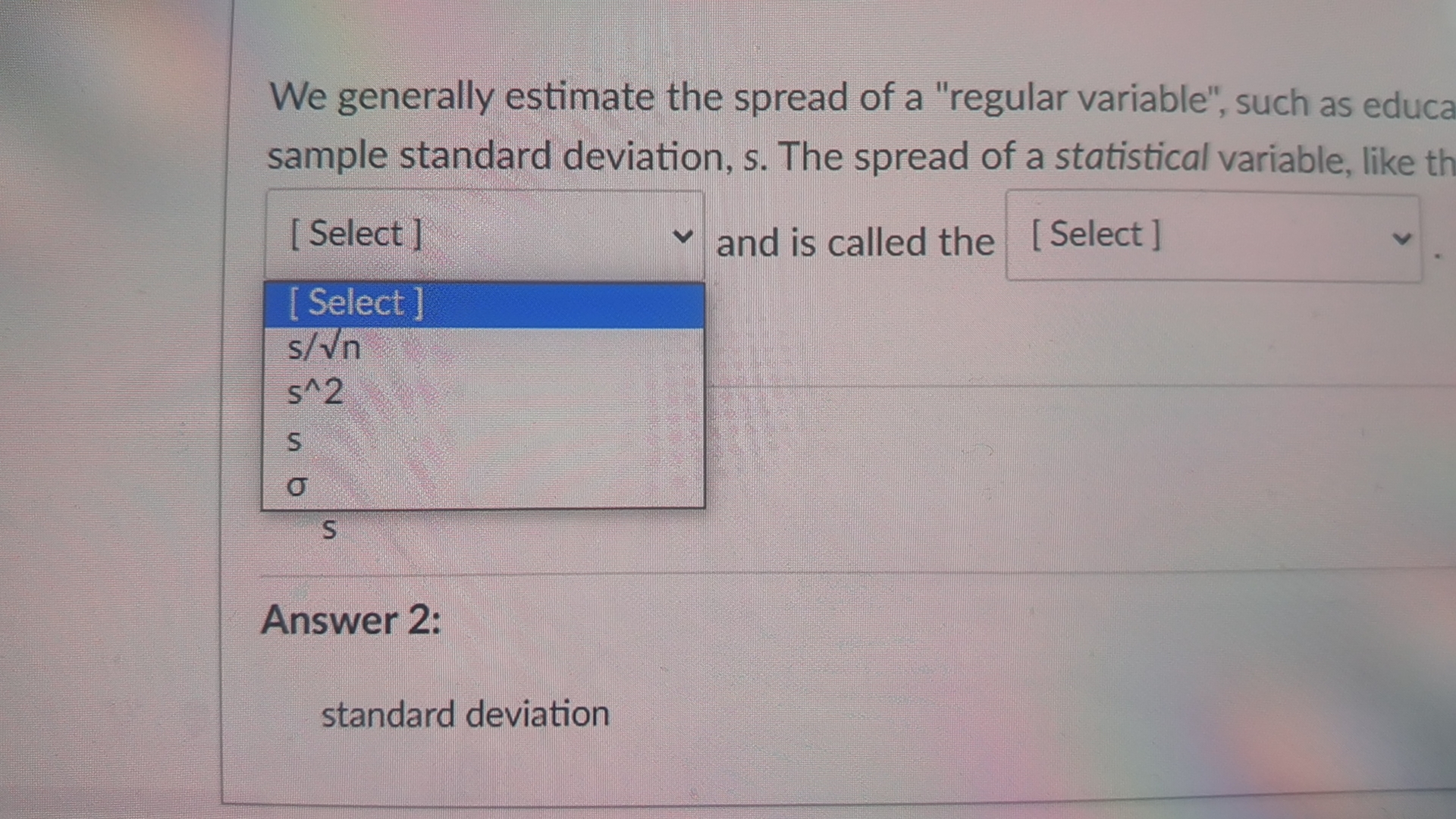 Solved We generally estimate the spread of a "regular | Chegg.com