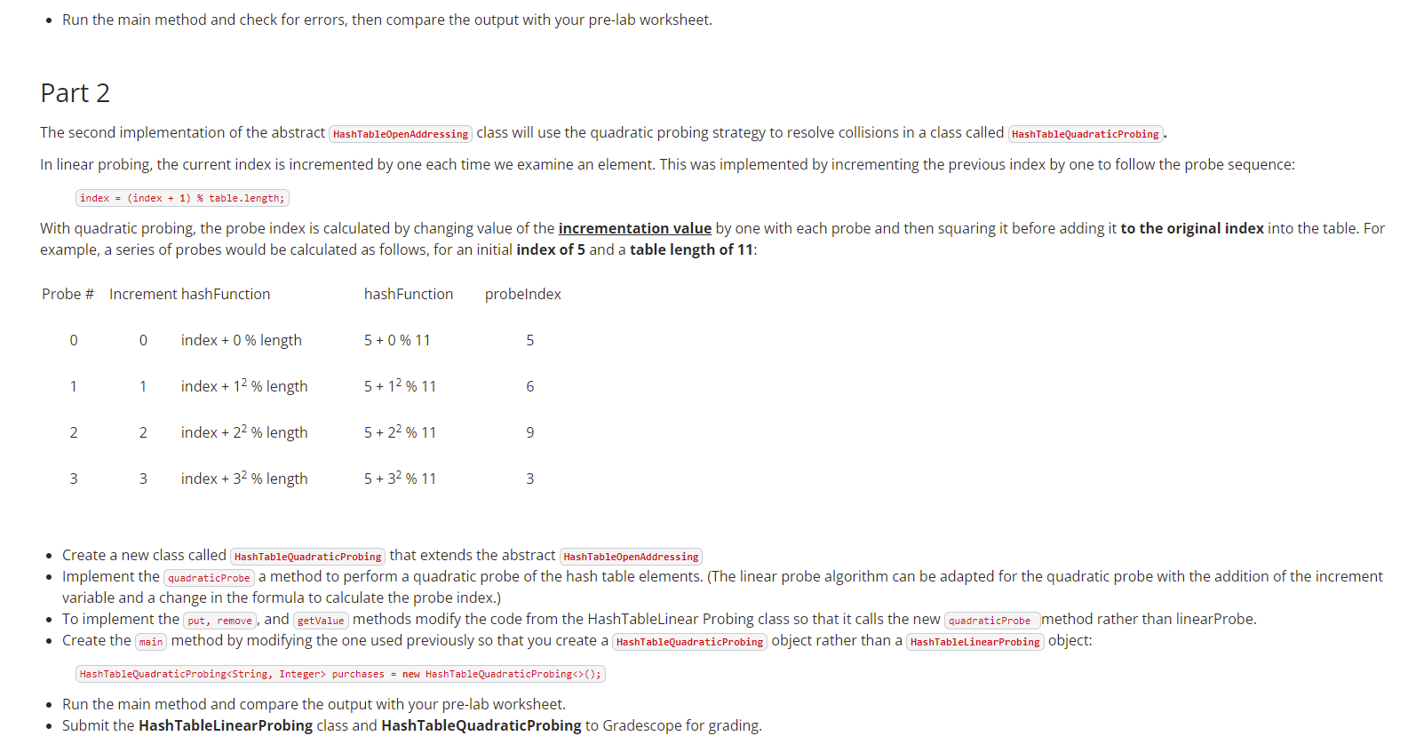 Solved Part 1 Download the MapInterface and the abstract | Chegg.com