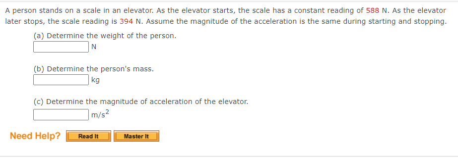 Solved A person stands on a scale in an elevator. As the | Chegg.com
