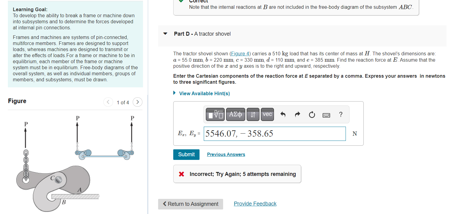 Solved To develop the ability to break a frame or machine | Chegg.com