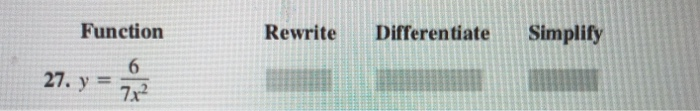 Solved Using the Constant Multiple Rule In Exercises 25-30, | Chegg.com