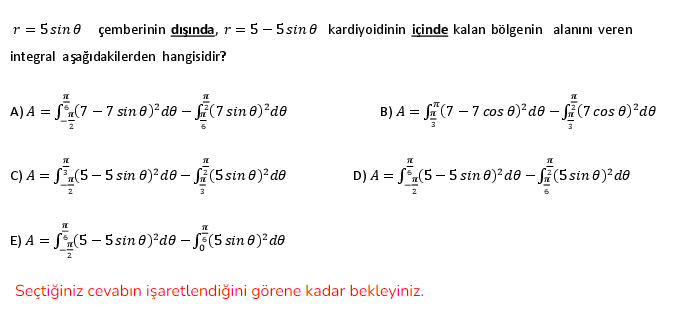 Which of the following integral gives the area of the | Chegg.com