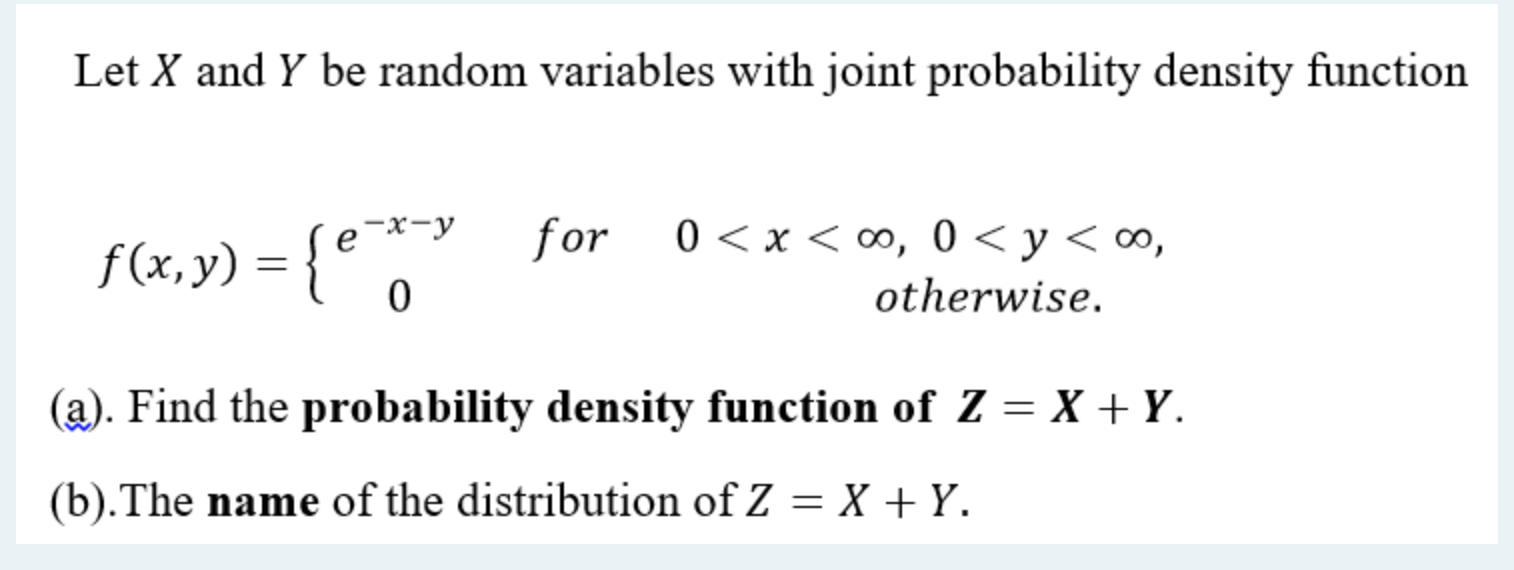 Solved Let X and Y be random variables with joint | Chegg.com