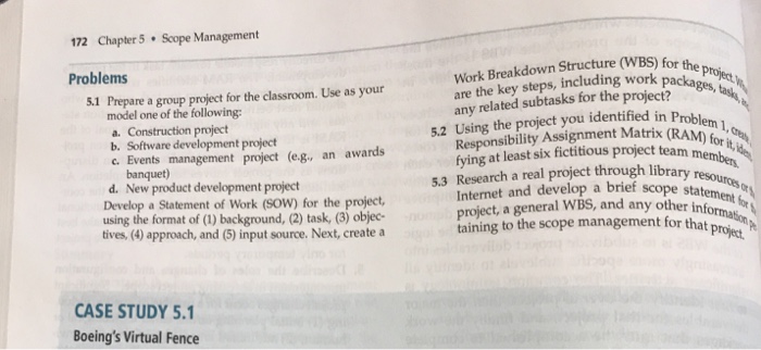 Chapter 5 Homework Assignment 1. Do Problems 5.1 and | Chegg.com