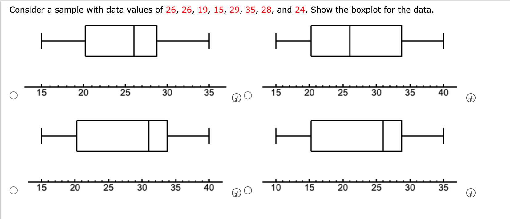 Solved Consider a sample with data values of | Chegg.com