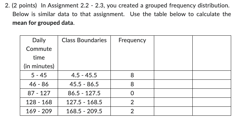 Solved (2 ﻿points) ﻿In Assignment 2.2 - 2.3, ﻿you created a | Chegg.com