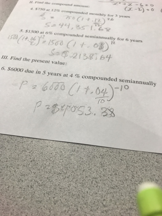 Solved Find the compound amount: $750 at 12% compounded | Chegg.com