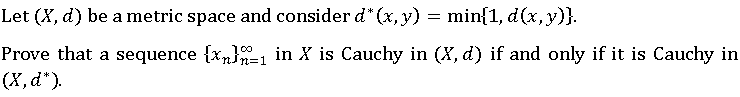Solved THIS IS TOPOLOGY. SEQUENCES. ADVANCED MATH.PLEASE | Chegg.com