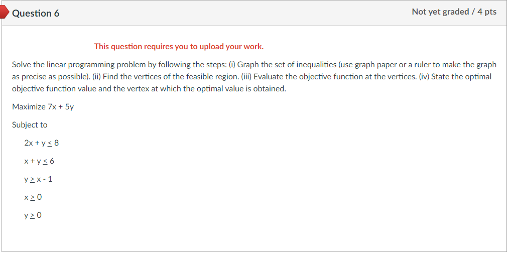 Solved This question requires you to upload your work. Solve | Chegg.com