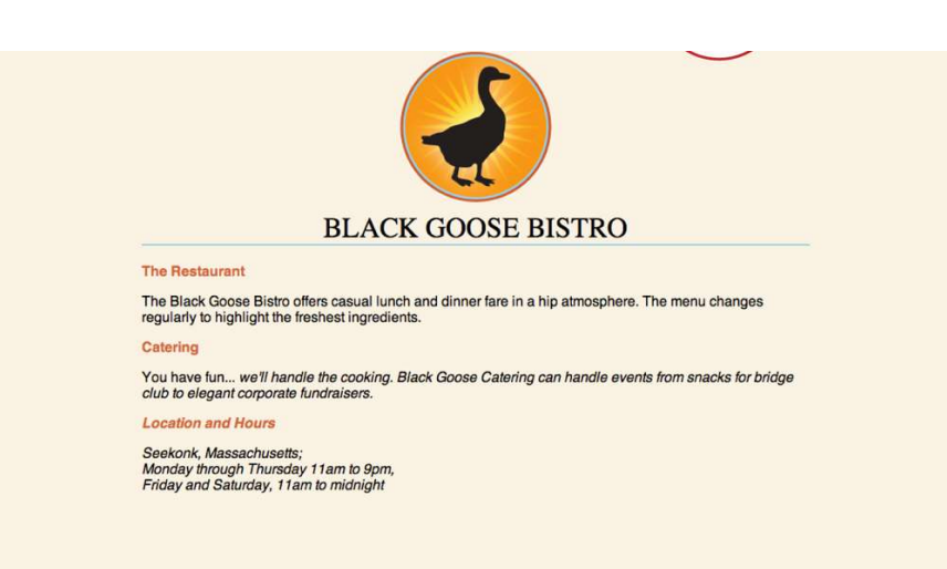 Solved Question 3 Using HTML, design the following web page. | Chegg.com