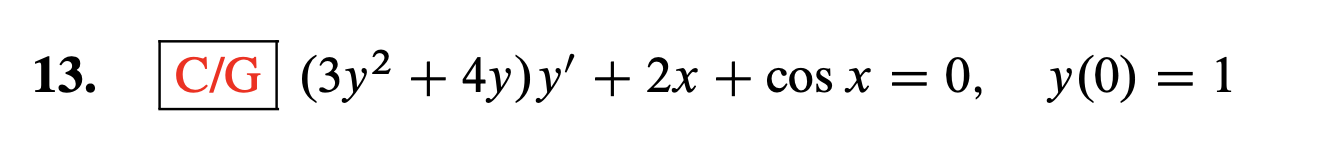 Solved In Exercises 13-16 solve the initial value problem | Chegg.com
