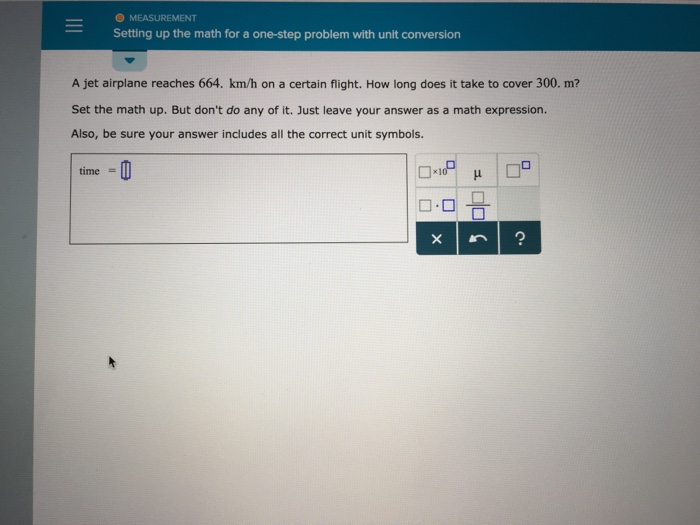 Solved A jet airplane reaches 664. km/h on a certain flight. | Chegg.com