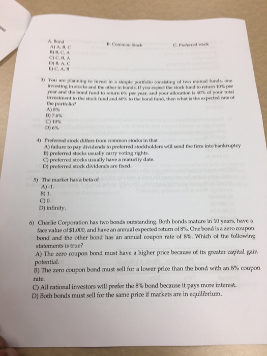 Solved Truefalse Write T If Answers In The Table Provided 