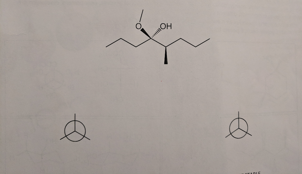 Solved draw the most stable and least stable conformations | Chegg.com