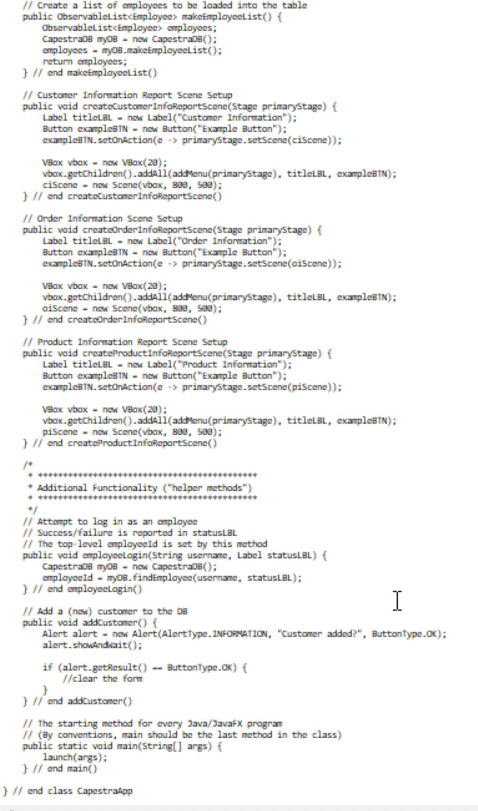 Solved JAVA: BUILD GUI: LOGIN, ADD CUSTOMER, PLACE | Chegg.com