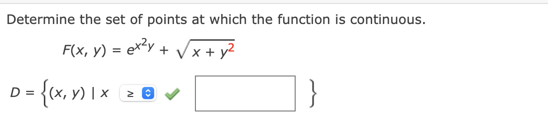 Solved Determine the set of points at which the function is | Chegg.com