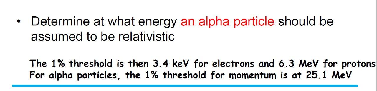 Solved - Determine at what energy an alpha particle should | Chegg.com
