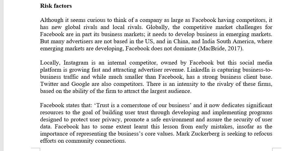 Solved FACEBOOK-A TITAN OF THE DIGITAL AGE This case is | Chegg.com