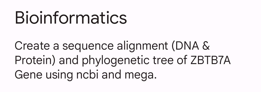 Solved Bioinformatics Create a sequence alignment (DNA \& | Chegg.com