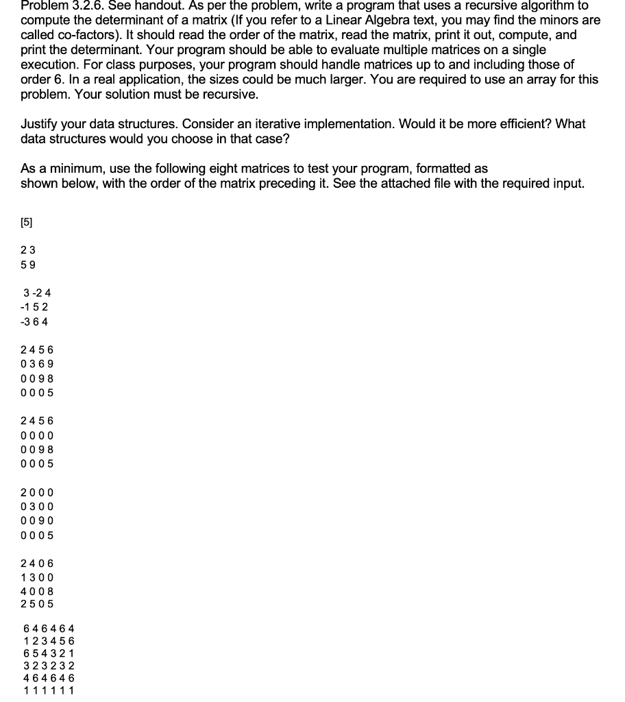 Solved Using Java. Please make sure it inputs more than one | Chegg.com