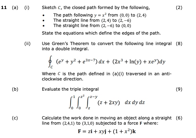 Solved Sketch C, the closed path formed by the following, - | Chegg.com