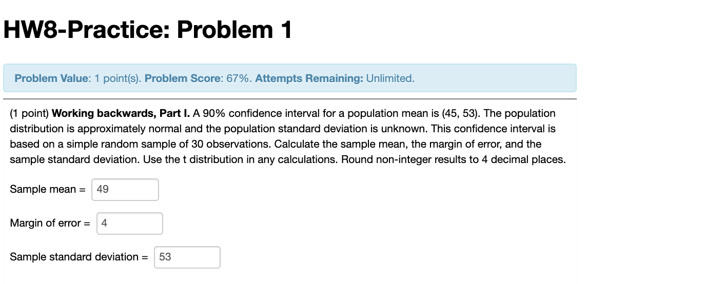 Solved HW8-Practice: Problem 1 Problem Value: 1 point(s). | Chegg.com