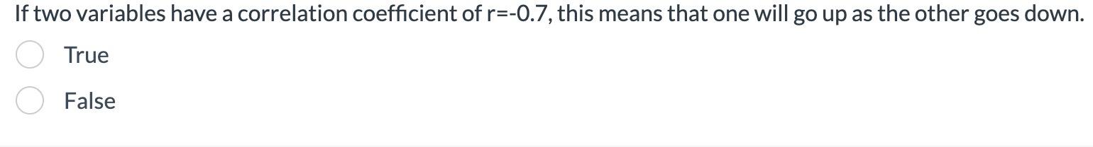 Solved If two variables have a correlation coefficient of | Chegg.com