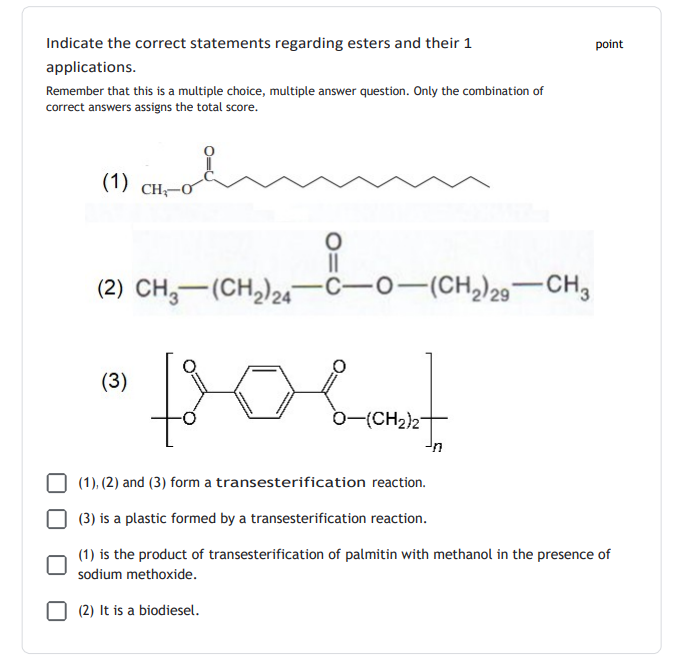 Solved point Indicate the correct statements regarding | Chegg.com