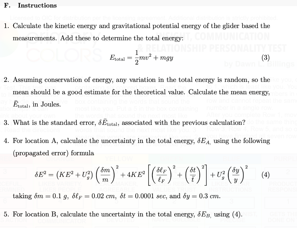 Solved 1. Calculate the kinetic energy and gravitational | Chegg.com