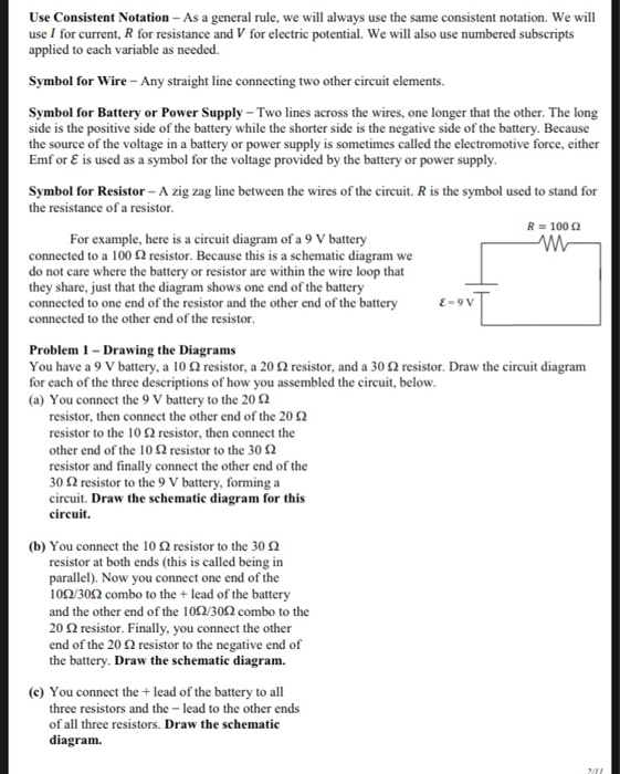 Solved Use Consistent Notation - As a general rule, we will | Chegg.com