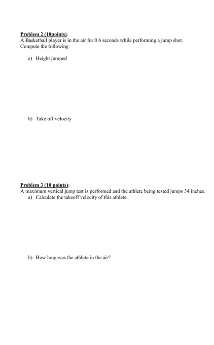 Solved Name: In Class Assignment Projectile Motion | Chegg.com