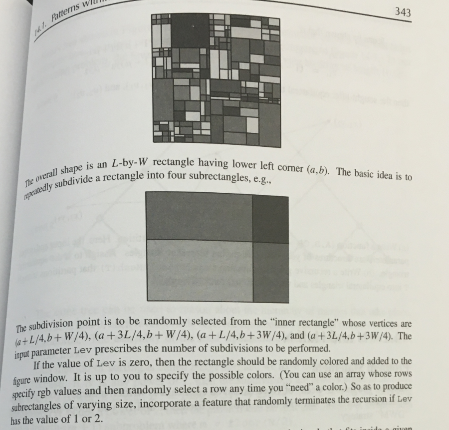 Write a matlab script that draws a Mondrian painting | Chegg.com
