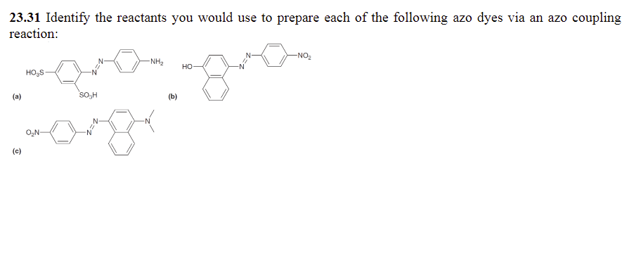 Solved 23.31 Identify the reactants you would use to prepare | Chegg.com