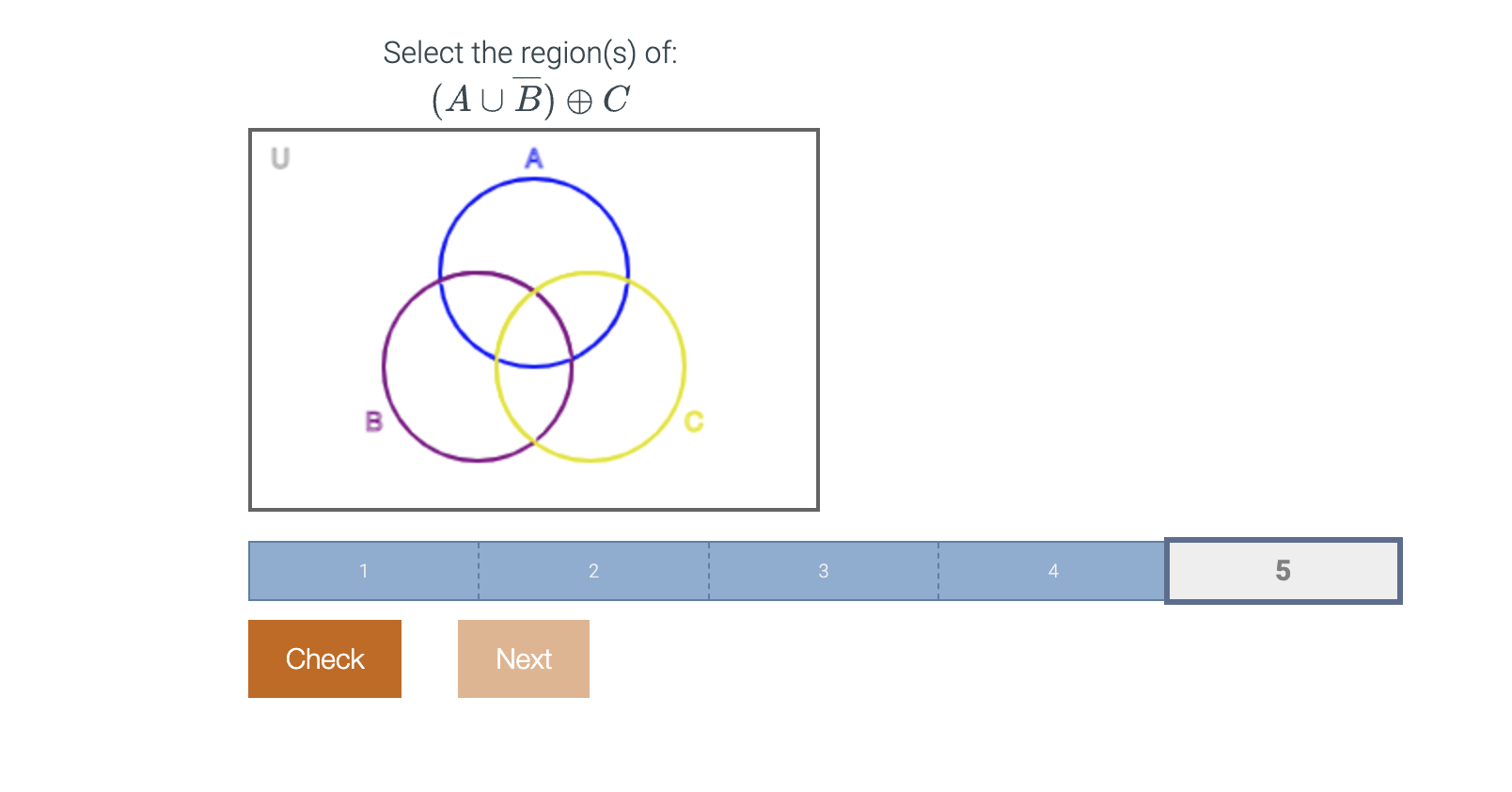 Solved Select the region(s) of: | Chegg.com