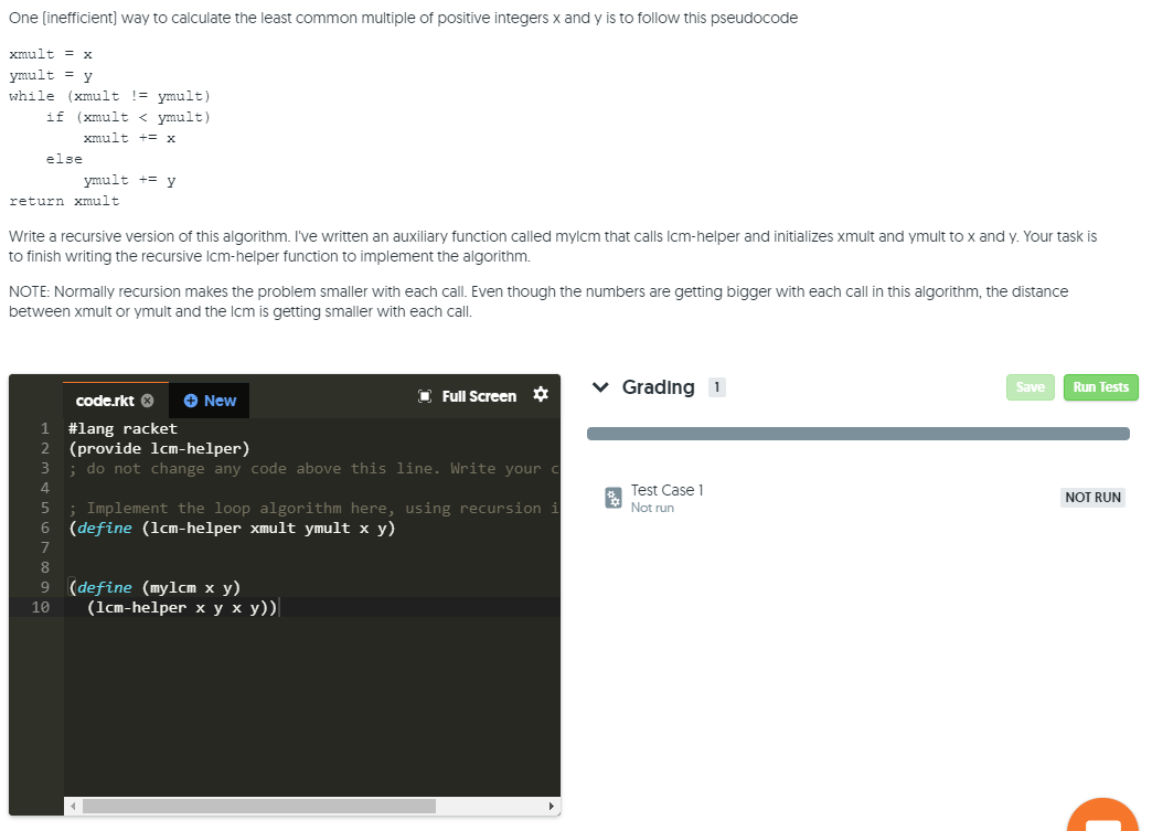 One (inefficient) way to calculate the least common | Chegg.com