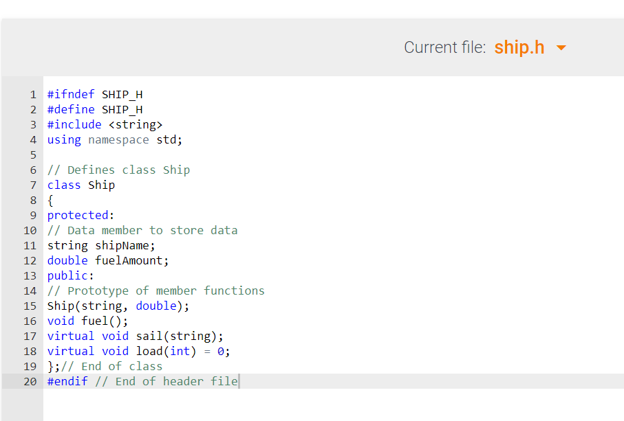 Solved I need to solve this in C++ Chapter 20 Program - | Chegg.com