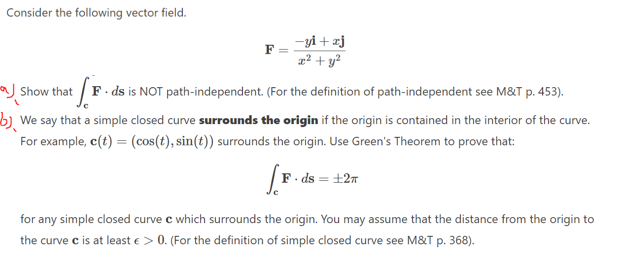 Solved Consider the following vector field. F=x2+y2−yi+xj I | Chegg.com