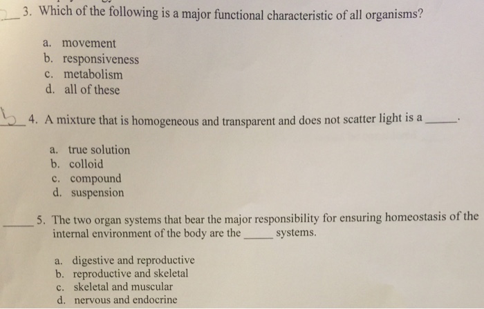 Solved Which of the following is a major functional | Chegg.com