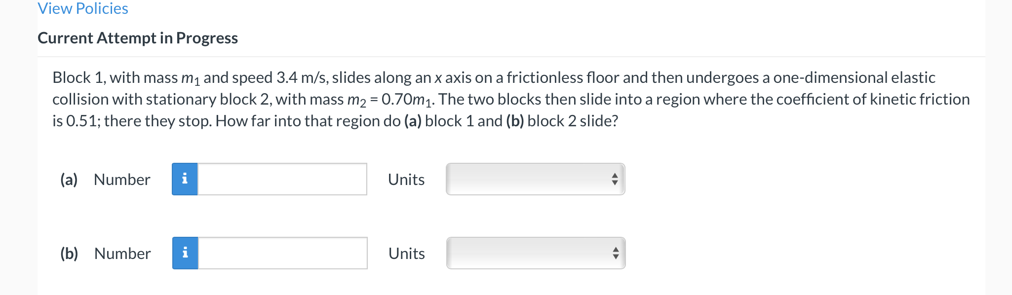 Solved View Policies Current Attempt in Progress Block 1, | Chegg.com