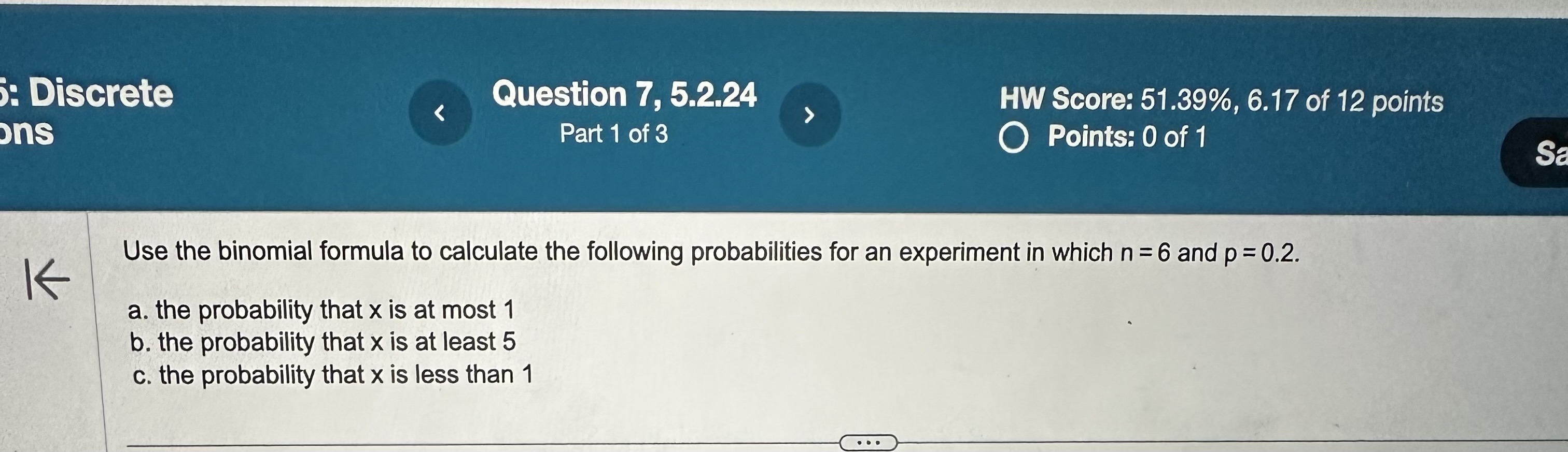 Solved Use the binomial formula to calculate the following | Chegg.com