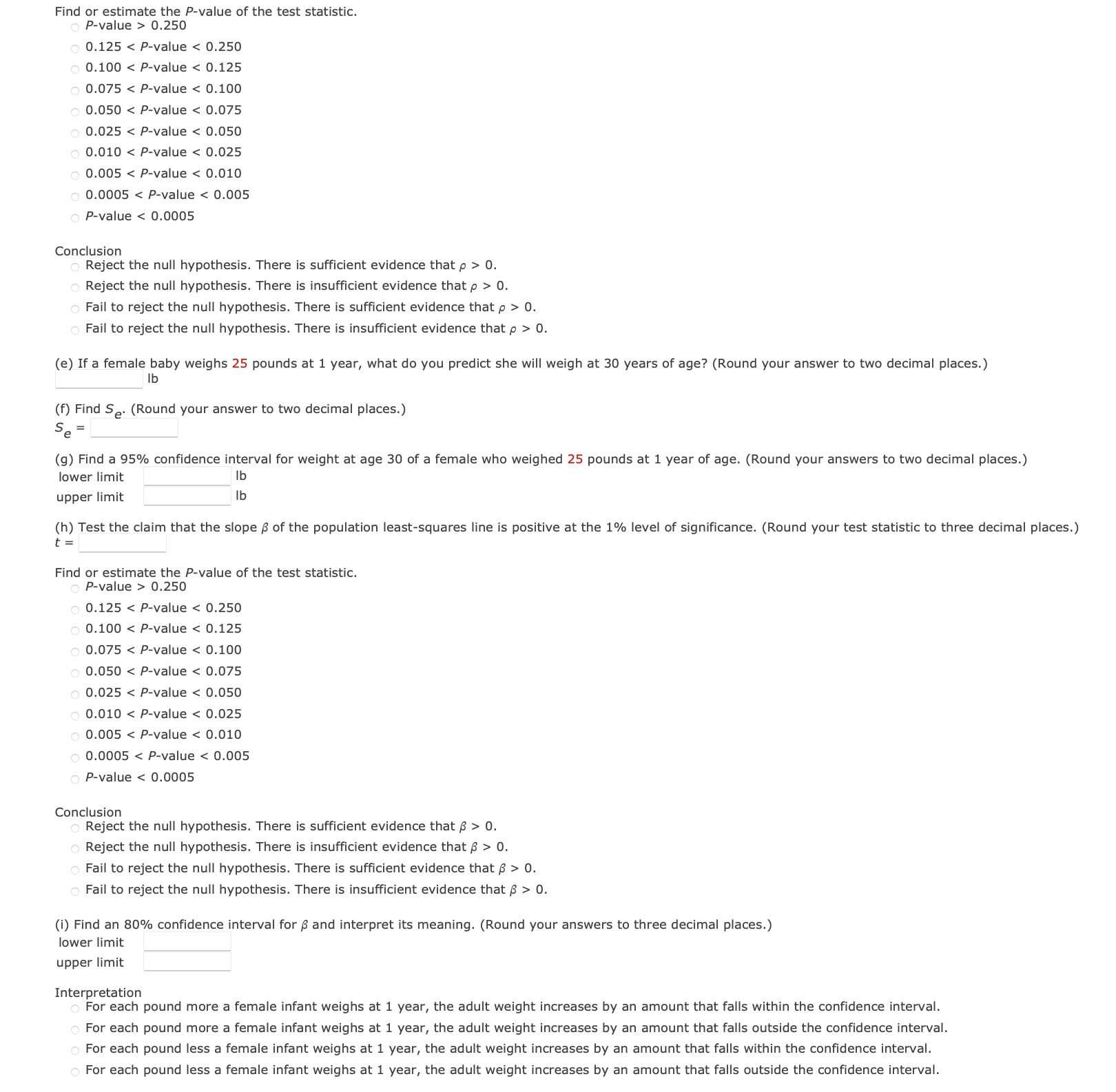 C Find The Sample Correlation Coefficient R And The