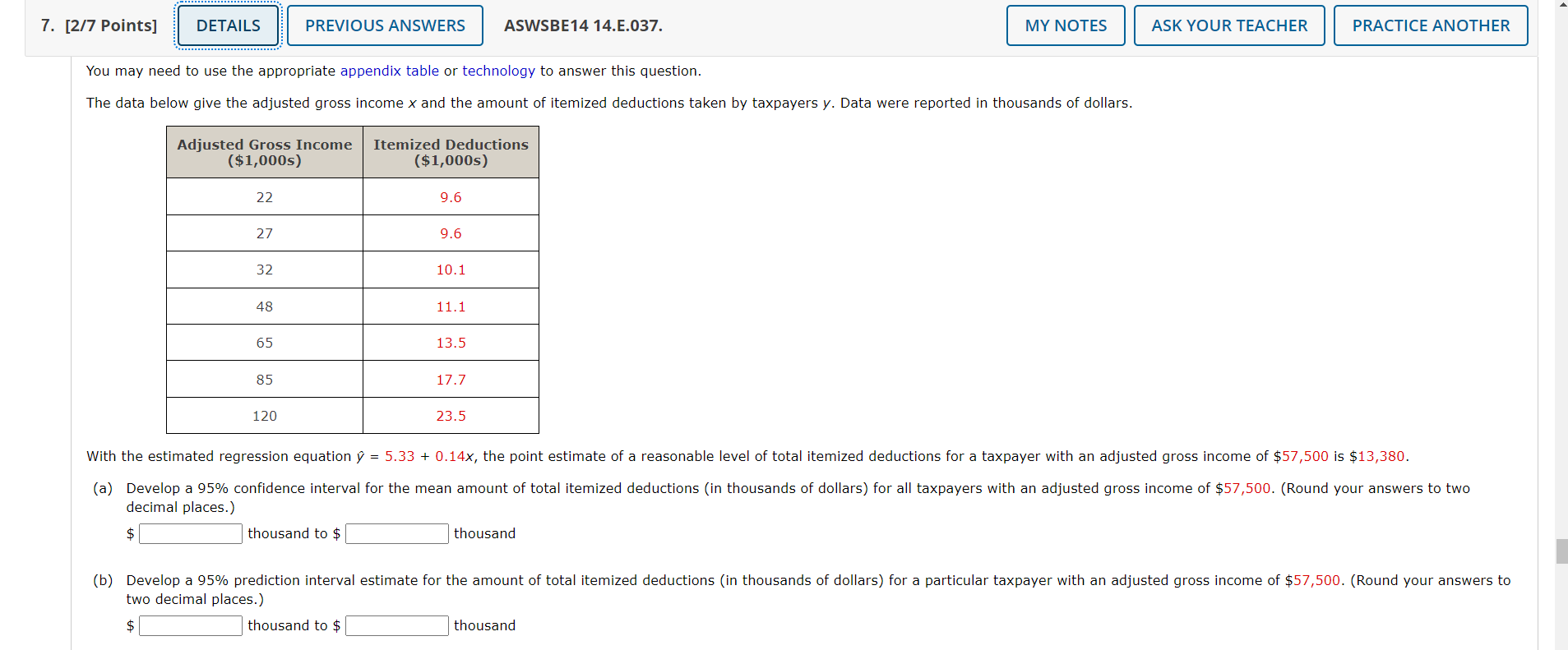 Solved You may need to use the appropriate appendix table or | Chegg.com