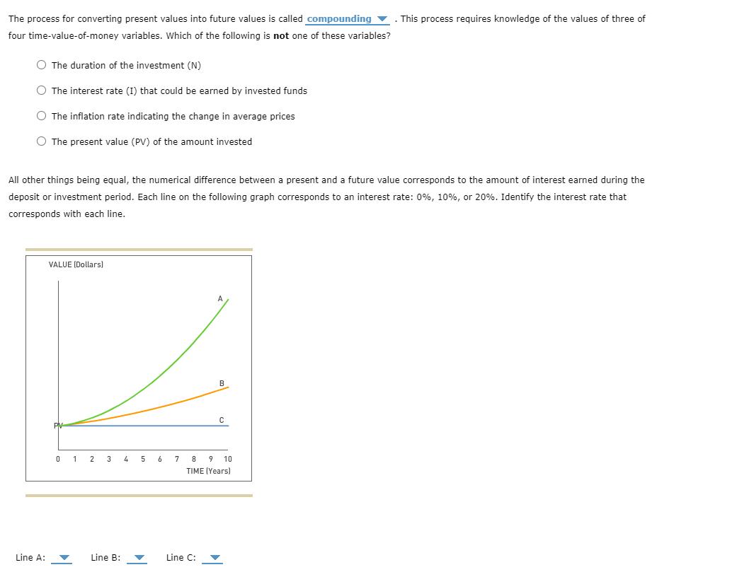 Solved Investments and loans base their interest | Chegg.com