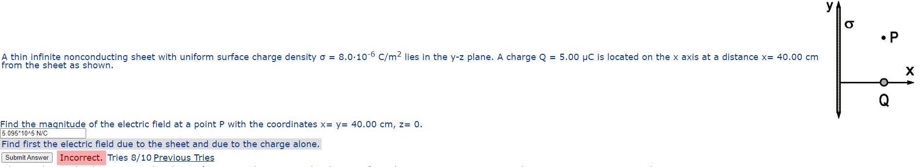 Solved rom the sheet as shown. ind the maqnitude of the | Chegg.com