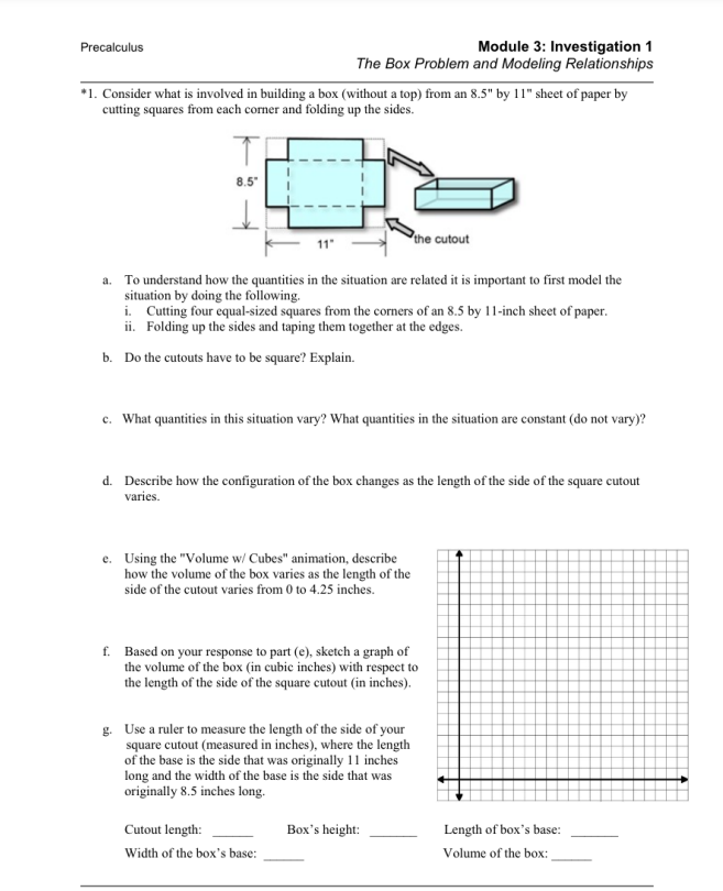 "1. Consider what is involved in building a box | Chegg.com