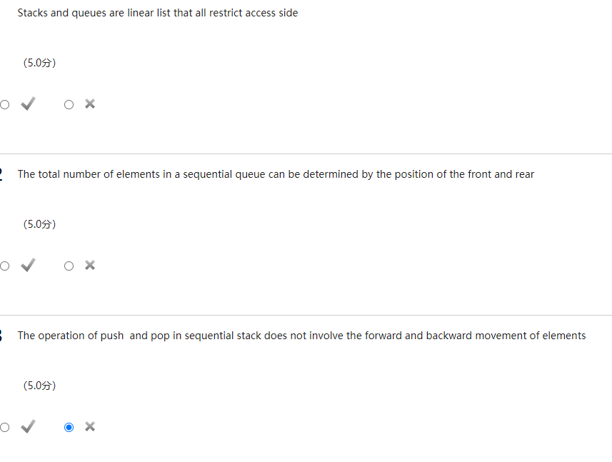 Solved Stacks and queues are linear list that all restrict | Chegg.com