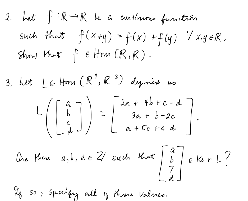 Solved 2. Let f:R→R be a continusis function such that | Chegg.com