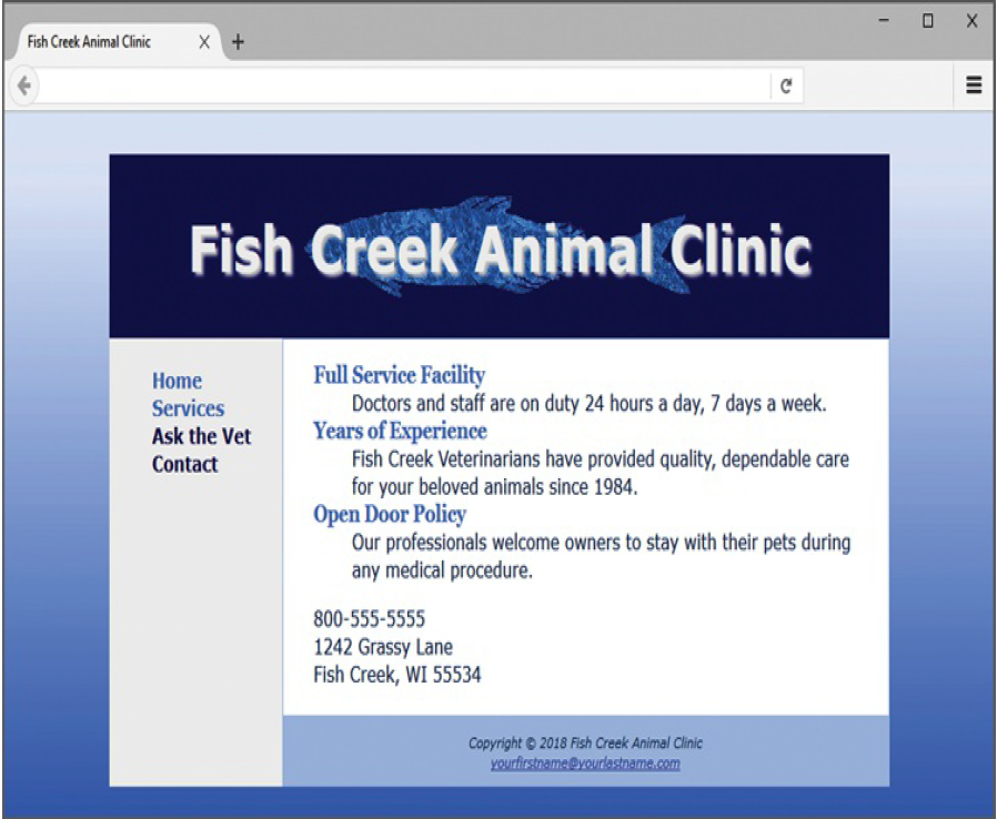 Solved Task 2: Modify the Home Page. Open index.html in a | Chegg.com