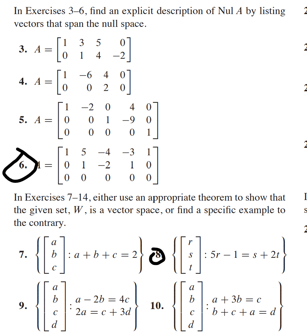 Solved In Exercises 3-6, find an explicit description of | Chegg.com