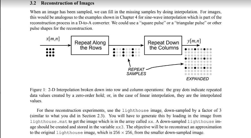 Solved 3 Lab Exercises: Sampling, Aliasing and | Chegg.com